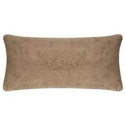 Dekokissen Pad "Elegance", taupe, unifarben, B:35cm H:2cm L:60cm, Polyester, Dekokissen_Sitzkissen_Kissenh&uuml;llen, Design als Basic, aus Samt, elegante Optik