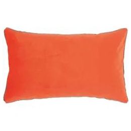 Dekokissen Pad "Elegance", orange, unifarben, B:35cm H:2cm L:60cm, Polyester, Dekokissen_Sitzkissen_Kissenh&uuml;llen, Design als Basic, aus Samt, elegante Optik