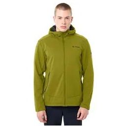 Softshelljacke Vaude "MEN'S EVERHIKE SOFTSHELL HOODY", Herren, Gr. XL, schwarz leaf, Softshell, Obermaterial: 100% Polyester. Futter: 100% Polyester, unifarben, regular fit taillenbedeckt, Rundhals, eingesetzt gerader Abschluss, Jacken Softshelljacke, sportlicher Stil, winddicht, wasserabweisend, atmungsaktiv