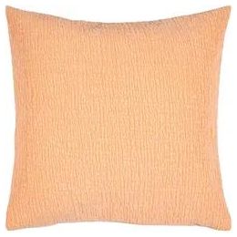 Dekokissen Pad "Fashion", apricot, unifarben, B:60cm L:60cm, Polyester, Dekokissen_Sitzkissen_Kissenh&uuml;llen, aus einer italienischen Fashionweberei
