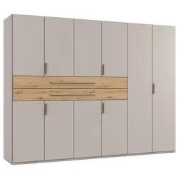 Dreht&uuml;renschrank wimex "Digit Kleiderschrank wahlweise mit oder ohne Spiegel", kaschmir, absetzung und griffe artisan eiche nachbildung, B:270cm H:208cm T:58cm, Holzwerkstoff, Schr&auml;nke, Dreht&uuml;renschrank, erh&auml;ltlich in den Breiten 225cm oder 270cm (mit 8 oder 10 T&uuml;ren)
