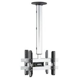 Vcm TV-Deckenhalterung "TV Deckenhalterung CM3 h&ouml;henverstellbar 74-130 cm", silber, B:42cm T:12cm, Ger&auml;tehalterungen
