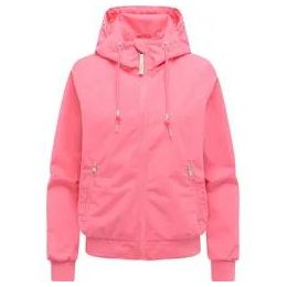 Outdoorjacke Ragwear "Oggie YOUMODO", Gr. XL (42), pink26, Obermaterial: 100% Polyester. Innenfutter: 100% Polyester, Basic, gerade h&uuml;ftbedeckend, hoch geschlossener Ausschnitt, &Auml;rmel ohne &Auml;rmelschlitz B&uuml;ndchen mit Windstopper, Jacken Outdoorjacke, Wasserdichte und atmungsaktive &Uuml;bergangsjacke
