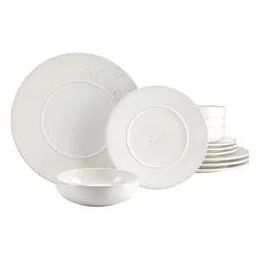 Teller-Set Creatable "Unico, Teller Set, 12-tlg.", toscania, 12, Steinzeug, Geschirr-Sets, Eleganter Flair, Breite Fahne, Edel