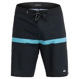 Boardshorts Quiksilver "Highline Printed 20", Herren, Gr. 36(XL), schwarz aerostripe, Obermaterial: 51% Microfaser, 37% Microfaser, 12% Elasthan;, Hosen