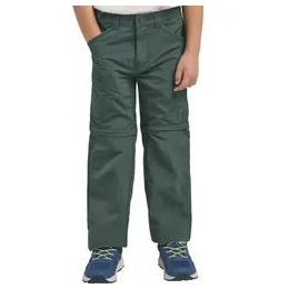 Zip-off-Hose Jack Wolfskin "SAFARI ZIP OFF PANTS K", M&auml;dchen, Gr. 116, Normalgr&ouml;&szlig;en, sagopalm, Obermaterial: 100% POLYAMID. Futter: 100% POLYESTER, Hosen