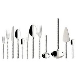 Villeroy & Boch Besteck-Set VILLEROY & BOCH "Tafelbesteck Montauk 70er Set silber", silber, Essbesteck-Sets
