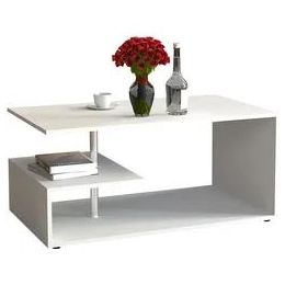 Couchtisch Vcm "Holz Sofatisch Couchtisch Wohnzimmertisch Maliso M", wei&szlig;, B:91cm T:53cm, Tische, Couchtisch