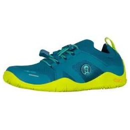 Barfu&szlig;schuh Trollkids "KIDS NORDLAND BAREFOOT HIKER", Kinder, Gr. 36, summernight blau, cool lime, Synthetik, Schuhe Barfu&szlig;schuh, Mit Vibram Sohle, Schn&uuml;rsenkel mit Schnellverschlu&szlig;