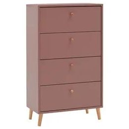 Kommode Schildmeyer "Bjarne, Breite 60,1 cm", mauve, B:60,2cm H:101,3cm T:33cm, FSC-zertifizierter Holzwerkstoff, Sideboards, Kommode, Made in Germany