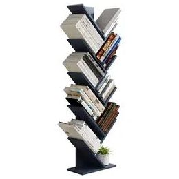 Standregal Vcm "Holz Aufbewahrung Stand Regal B&uuml;cher Nulis XL", schwarz (anthrazit), B:40cm T:20cm, Regale, Standregal