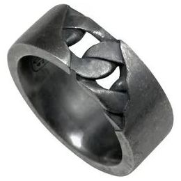 CAI Fingerring CA&Iuml; "925/- Sterling Silber matt oxidiert schwarz" Gr. 68, wei&szlig;, Fingerringe, Herren, 068 (21,7), Silber 925 (Sterlingsilber), Fingerring