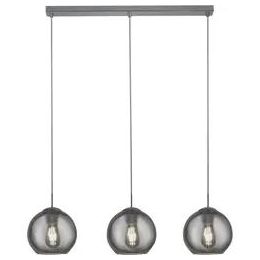 Searchlight H&auml;ngeleuchte "Balls 3Lt Bar Pendant", chrom und rauchglas, 3, H: 20cm, 1 Stk., Leuchten, H&auml;ngeleuchte