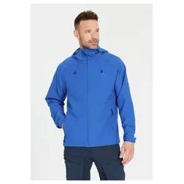 Softshelljacke WHISTLER "Kodie", Herren, Gr. XXL, blau, 92% Polyester, 8% Elasthan, unifarben, normal, hoch geschlossener Ausschnitt, Jacken Softshelljacke, atmungsaktiv