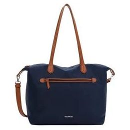 Emily & Noah Shopper EMILY & NOAH "Shopper E&N Jarina", Damen, Gr. B/H/T: 40cm x 29cm x 14cm 0, blau (blau 500), Polyester, Taschen Shopper