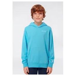 Kapuzensweatshirt Champion "ICONS CONTRAST Terry Hoodie", Jungen, Gr. XL (164/170), mlkb, Obermaterial: 73% Baumwolle, 27% Polyester, Sweatshirts, f&uuml;r Kinder, sportlicher Stil, mit Kapuze