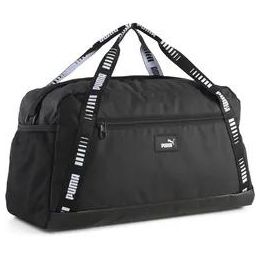 Sporttasche Puma "PHASE TAPE SMALL SPORTS BAG", Puma schwarz, Netz, Obermaterial: 100% Polyester, unifarben, Taschen Sporttasche, f&uuml;r Erwachsene, kompakte Gr&ouml;&szlig;e