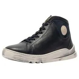 Sneaker Softinos "Softinos Sneaker Glattleder", Damen, Gr. 38, navy, Glattleder, Schuhe Sneaker