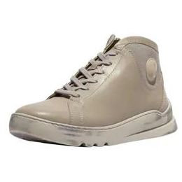 Sneaker Softinos "Softinos Sneaker Glattleder", Herren, Gr. 38, beige, grau, Glattleder, Schuhe Sneaker