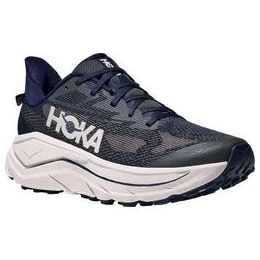 Trailrunningschuh Hoka One One "CHALLENGER 8", Damen, Gr. 45, midnight blau, grout, Synthetik, Textil, Schuhe, Trail-Running