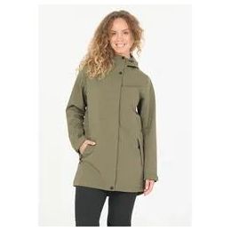 Outdoorjacke WHISTLER "Aylie", Damen, Gr. 40, braun, 100% Polyester, unifarben, normal, hoch geschlossener Ausschnitt, Jacken Outdoorjacke, Bionic Finish