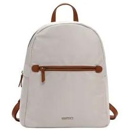 Emily & Noah Rucksack EMILY & NOAH "Rucksack E&N Jarina", Damen, Gr. B/H/T: 27cm x 31cm x 13cm, beige (beige 400), Polyester, Rucks&auml;cke Rucksack