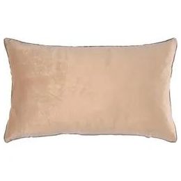 Dekokissen Pad "Elegance", beige, unifarben, B:25cm H:2cm L:50cm, Polyester, Dekokissen_Sitzkissen_Kissenh&uuml;llen, Design als Basic, aus Samt, elegante Optik