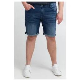 Jeansshorts Blend "BHBGrilitsch", Herren, Gr. 3XL, US-Gr&ouml;&szlig;en, denim dunkelblau, Web, 98% Baumwolle, 2% Elasthan, unifarben, regular fit kurz, Jeans Jeansshorts, Stilvolle 5-Pocket-Jeansshorts in gro&szlig;en Gr&ouml;&szlig;en