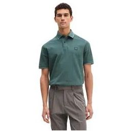 Marc O'Polo Poloshirt MARC O'POLO, Damen, Gr. M, skipping stone, Piqu&eacute;, Obermaterial: 100% Baumwolle, unifarben, regular fit h&uuml;ftlang, Rundhals, Shirts, weiches Tragegef&uuml;hl, regular Fit, Logopatch auf der Brust