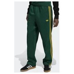 Sporthose Adidas ORIGINALS "FIREBIRD LOCKER GESCHNITTENE NADELSTREIFEN", Herren, Gr. M, N-Gr, collegiate gr&uuml;n, normal, gr., Obermaterial: 100% Polyester, Hosen Sporthose