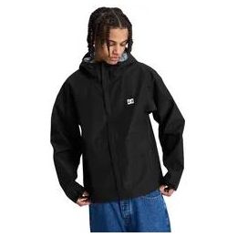 Regenjacke DC Shoes "Drylyne Shell 10K", Herren, Gr. L, schwarz, Obermaterial: 100% Microfaser;, Jacken Regenjacke