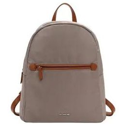 Emily & Noah Rucksack EMILY & NOAH "Rucksack E&N Jarina", Damen, Gr. B/H/T: 27cm x 31cm x 13cm, grau (taupe 900), Polyester, Rucks&auml;cke Rucksack