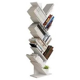Standregal Vcm "Holz Aufbewahrung Stand Regal B&uuml;cher Nulis XL", wei&szlig;, B:40cm T:20cm, Regale, Standregal