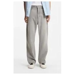 HUGO BOSS 5-Pocket-Jeans HUGO BLUE "Nate", Herren, Gr. 33, L&auml;nge 32, medium grau035, Denim/Jeans, Obermaterial: 100% Baumwolle, unifarben, weit lang, Jeans 5-Pocket-Jeans, Baggy Fit, mittlere Leibh&ouml;he