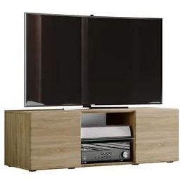 Wohnzimmertisch Vcm "Holz TV Lowboard M&ouml;bel Fernsehschrank Lowina", braun (sonoma, eiche), B:95cm T:36cm, Sideboards, TV-Sideboard