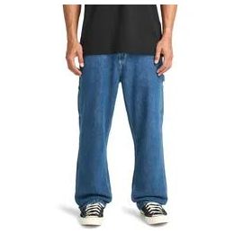 Straight-Jeans Billabong "Bad Dog Workwear Denim", Herren, Gr. 32(M), ocean wash, Obermaterial: 80% Walkfrottier, 20% Walkfrottier;, Jeans Straight-Jeans