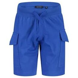Cargobermudas Blue Seven, Jungen, Gr. 98, N-Gr, ocean, Jersey, Obermaterial: 100% Baumwolle, unifarben, Basic knieumspielend, Hosen