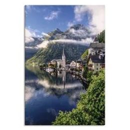 Wandbild Artland "Sommer in Hallstatt im Salzkammergut", farbe bild(er): blau, B:20cm H:30cm, Bilder, als Alubild, Leinwandbild, Poster, Wandaufkleber in verschied. Gr&ouml;&szlig;en