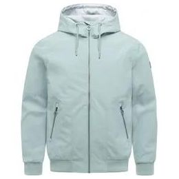 Outdoorjacke Ragwear "Stuartt Summer YOUMODO", Herren, Gr. XL (54), hellblau, Obermaterial: 100% Polyester. Innenfutter: 100% Polyester, gerade h&uuml;ftbedeckend, hoch geschlossener Ausschnitt, &Auml;rmel ohne &Auml;rmelschlitz Rippstrickb&uuml;ndchen, Jacken Outdoorjacke, Wasserdichte &Uuml;bergangsjacke mit Kapuze