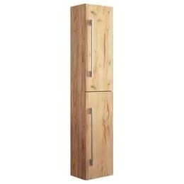 Hochschrank Vcm "Holz Badm&ouml;bel Bad Hochschrank Badschrank Badinos 2", braun (honig, eiche), B:33cm T:22cm, Obermaterial: 100% Holz Wood., Schr&auml;nke, Hochschrank