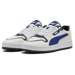 Sneaker Puma "Court Classic Street Sneakers Erwachsene", Damen, Gr. 39, wei&szlig; blau jewel frosted ivory, Obermaterial: Synthetik. Futter: Synthetik, Textil. Innensohle: Textil. Laufsohle: Gummi, Schuhe Sneaker