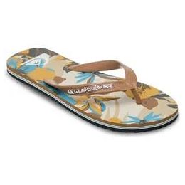 Sandale Quiksilver "Molokai Art", Herren, Gr. 6(39), bone wei&szlig; interact floral, Obermaterial:Obermaterial: 100% Synthetik, Futter: 100% Synthetik, Laufsohle: 100% Schwammgummi;, Schuhe Sandale