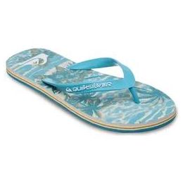 Sandale Quiksilver "Molokai Art", Herren, Gr. 13(46), aqua sundown, Obermaterial:Obermaterial: 100% Synthetik, Futter: 100% Synthetik, Laufsohle: 100% Schwammgummi;, Schuhe Sandale