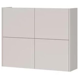 H&auml;ngeschuhschrank Germania "Binetto", kaschmir, navarra, eiche, nachbildung, B:97cm H:79cm T:27cm, Holzwerkstoff, Schr&auml;nke, Schuhschrank mit 4 T&uuml;ren und Push-to-open Technik