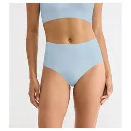 High-Waist-Slip Sloggi "ZERO Feel 2.0 High waist", Damen, Gr. M, light blau, Single Jersey, Obermaterial: 76% Polyamid, 24% Elasthan, k&ouml;rpernah, Unterhosen, nahtlos und unsichtbar