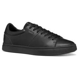 Sneaker Geox "U BALTIMOORE", Herren, Gr. 42, schwarz, Leder, Textil, Schuhe Sneaker, Halbschuh, Freizeitschuh, Schn&uuml;rer mit Geox Spezial Membran