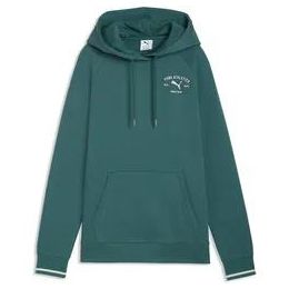 Kapuzensweatshirt Puma "CLASS RELAXED HOODIE TR", Herren, Gr. XS, emerald ice, Sweatware, Obermaterial: 68% Baumwolle, 32% Polyester, unifarben, relaxed fit normal, angesetztes B&uuml;ndchen, Sweatshirts, mit K&auml;ngurutasche, mit Kapuze