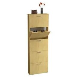 Schuhschrank Vcm "Holz Schuhregal Schuhschrank Schuhkipper Sulos XL", braun (honig, eiche), B:59cm T:17cm, Obermaterial: 100% Holz Wood., Schr&auml;nke, Schuhschrank