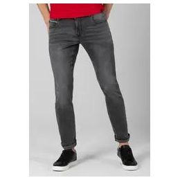 Slim-fit-Jeans Timezone "Slim ScottTZ", Herren, Gr. 31, L&auml;nge 34, grau, 88% Baumwolle 9% Polyester 3% Elastan, normal, Jeans Slim-fit-Jeans