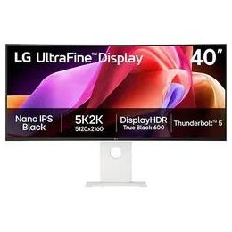LG Curved-Gaming-Monitor "40U990A", Energieeffizienz: F (A-G), wei&szlig;, schwarz, B:94,77cm H:41,98cm T:10,63cm, Monitore